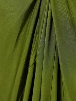 Dries Van Noten Pleated Knit Maxi Dress