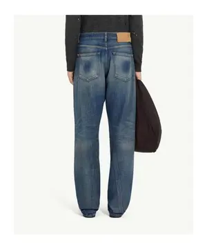 MAISON MARGIELA Straight Leg Jeans - Blue