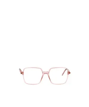 Dior Square Frame Eyeglasses - Pink