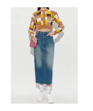 Moschino Denim Midi Skirt