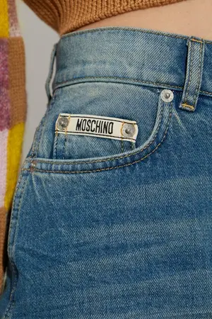 Moschino Denim Midi Skirt