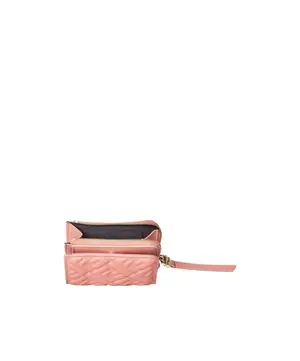 Fendi Ff Embossed Slim Baguette Wallet