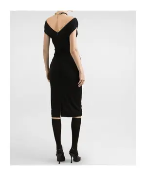 Dolce & Gabbana Off-the-shoulder Midi Dress