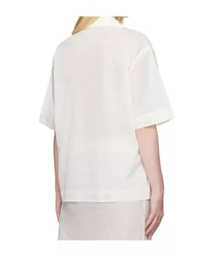 RÓHE Semi-sheer Organza Embroidered Shirt