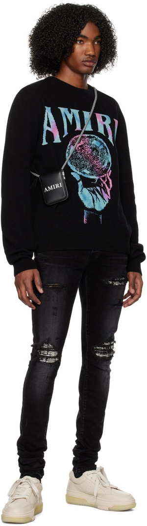 Amiri Logo-print Crew Neck Jumper