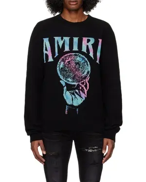 Amiri Logo-print Crew Neck Jumper