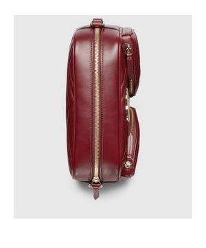 Gucci Gg Marmont Small Shoulder Bag - Red