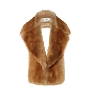 Fendi Wraparound Maxi Scarf - Brown