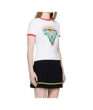 Casablanca Crewneck Printed T-shirt - Multicolor