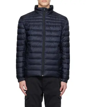 Hugo Boss Quilted Padded Zip-up Jacket - Black