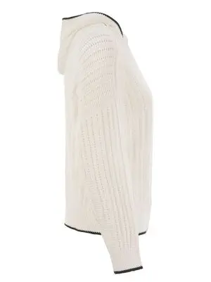 Brunello Cucinelli Hooded Knitted Jumper