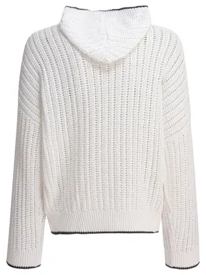 Brunello Cucinelli Hooded Knitted Jumper