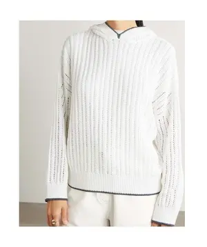 Brunello Cucinelli Hooded Knitted Jumper