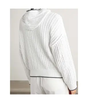 Brunello Cucinelli Hooded Knitted Jumper
