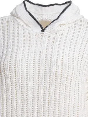 Brunello Cucinelli Hooded Knitted Jumper