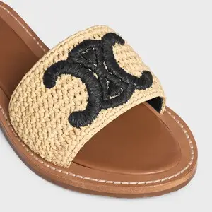 Celine Olymipa Mule In Raffia