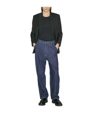 Prada Multi-pocket Denim Trousers - Blue