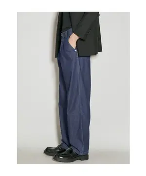 Prada Multi-pocket Denim Trousers - Blue