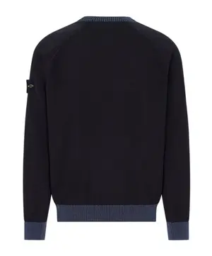 Stone Island Logo Patch Crewneck Jumper
