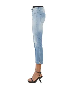 DONDUP Slim Fit Cropped Jeans - Blue