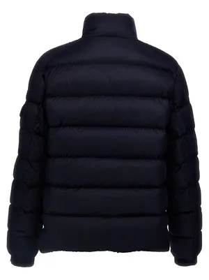 Moncler Lule Button-up Puffer Jacket - Midnight Blue