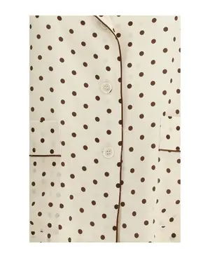 P.a.r.o.s.h Polka-dot Silk Shirt
