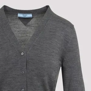 Prada V-neck Button-up Cardigan