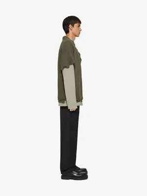Givenchy Wool Sweater With Layered Effect