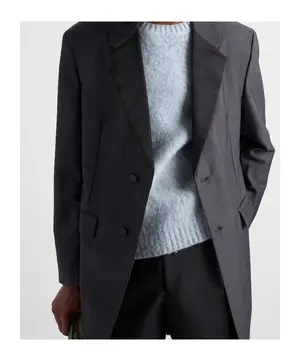 Prada Long Sleeve Crewneck Jumper - Sky-blue
