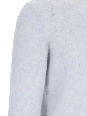 Prada Long Sleeve Crewneck Jumper - Sky-blue