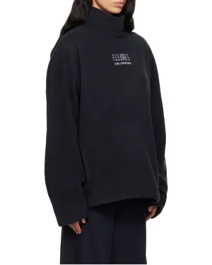 MM6 MAISON MARGIELA X SALOMON High-neck Drawstring-hem Sweatshirt