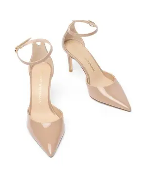 STUART WEITZMAN Power Strap 85 Stiletto Heels - Fwn
