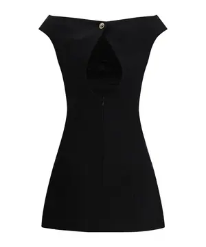 MARINE SERRE Sleeveless Mini Dress With Moon Pattern