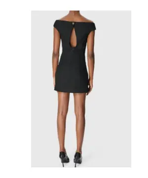 MARINE SERRE Sleeveless Mini Dress With Moon Pattern