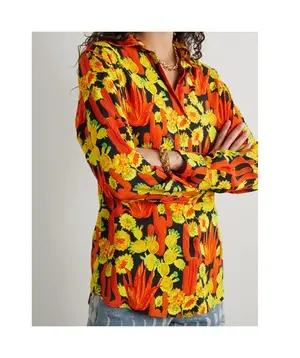 Loewe Viscose Cactus Print Shirt