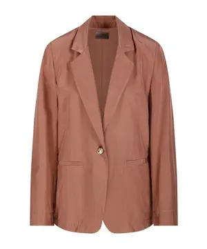 FORTE_FORTE Boxy Jacket - Brown