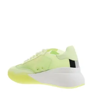 Stella McCartney Low-top Sneakers With Contrast Heel - Yellow
