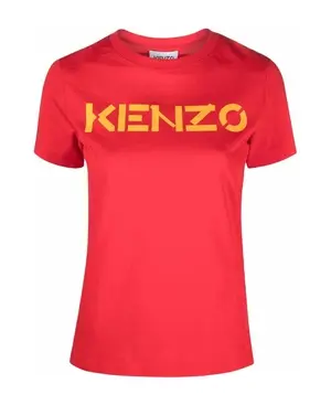 Kenzo Logo Print Cotton T-shirt