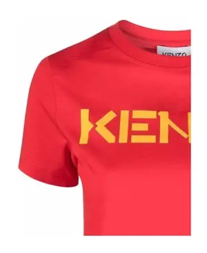 Kenzo Logo Print Cotton T-shirt