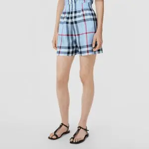 Burberry Check Patterned Bermuda Shorts