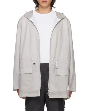 Thom Browne Zip Up Hooded Jacket