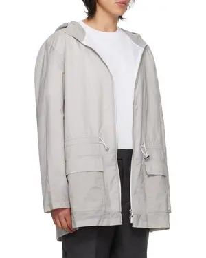 Thom Browne Zip Up Hooded Jacket