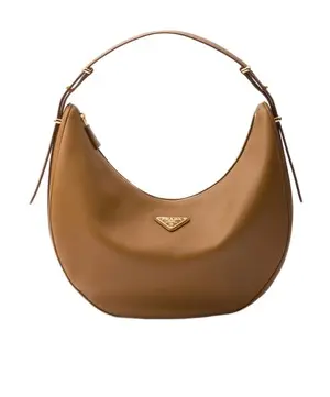 Prada Zip-up Shoulder Bag - Brown