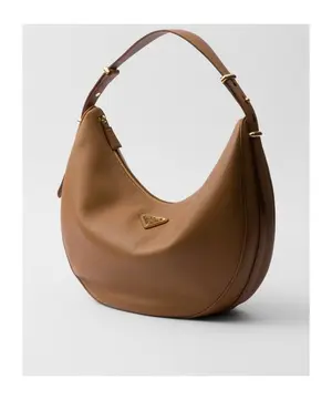 Prada Zip-up Shoulder Bag - Brown