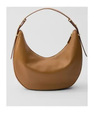 Prada Zip-up Shoulder Bag - Brown
