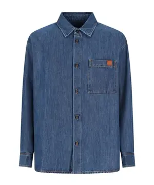 DARKPARK Casual Long-sleeved Shirt - Blue