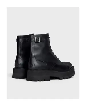 Celine Bulky Lace-up Boot With Studded Outsole