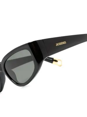 Jacquemus Rectangle Frame Sunglasses - Gray