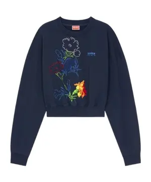 Kenzo Embroidered Floral Sweatshirt