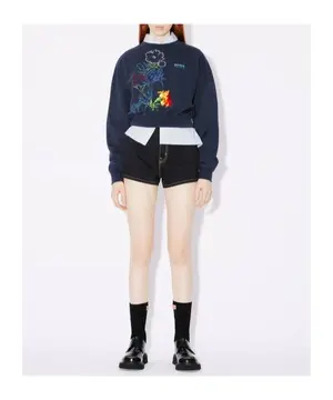 Kenzo Embroidered Floral Sweatshirt